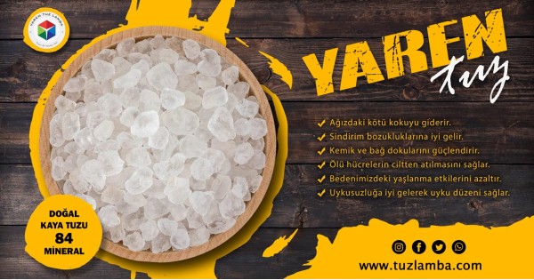 Kaya Tuzu Çeşitleri Nelerdir? | En Büyük İmalatçı Yaren Tuz